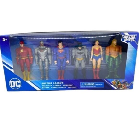DC Comics | Toys | Dccomicsjusticeleague Action Figures Set Of 6 New ...
